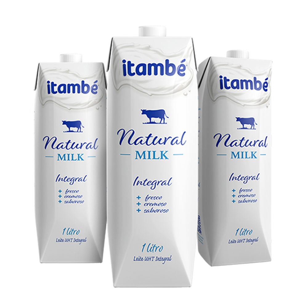 Leite Itambé Natural Milk 1Lt. | Boníssima Raja
